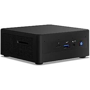 Intel 2023 Newest NUC11 Tiny Client Mini Desktop PC 4-Core i7-1165G7 64GB DDR4 1TB NVMe SSD 1TB HDD Iris Xe Graphics WiFi AX RJ-45 HDMI Mini-DP Thunderbolt3 USB-C Windows 11 Pro w/RE USB