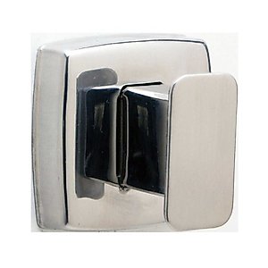 Bobrick 76717 Stainless Steel Surface Mounted Single Robe Hook, Satin Finish, 1-3/16" Width x 1-5/8" Height