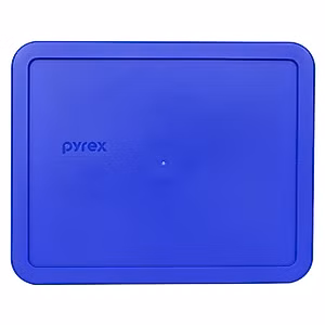 PYREX 7212-PC Light Blue 11-cup Rectangular Plastic Cover for Glass Dish
