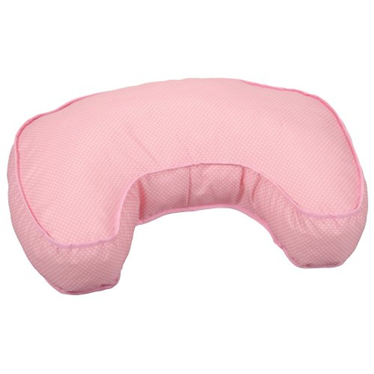 Leachco The Natural - Contoured Nursing Pillow - Pink Pin Dot
