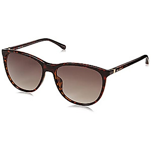 Fossil womens Fossil Female Style Fos 3082/S Sunglasses, Dark Havana, 56mm 16mm US