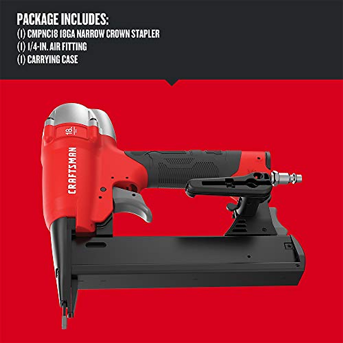 CRAFTSMAN Crown Stapler, 18Ga Narrow (CMPNC18K)