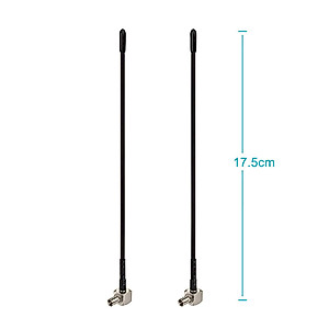 Bingfu 4G LTE Antenna Mini Soft Whip TS9 Antenna (2-Pack) Compatible with Verizon AT&T T-Mobile Sprint 4G LTE Mobile Hotspot MiFi Router Cellular Mobile Broadband Modem USB Modem Dongle Adapter