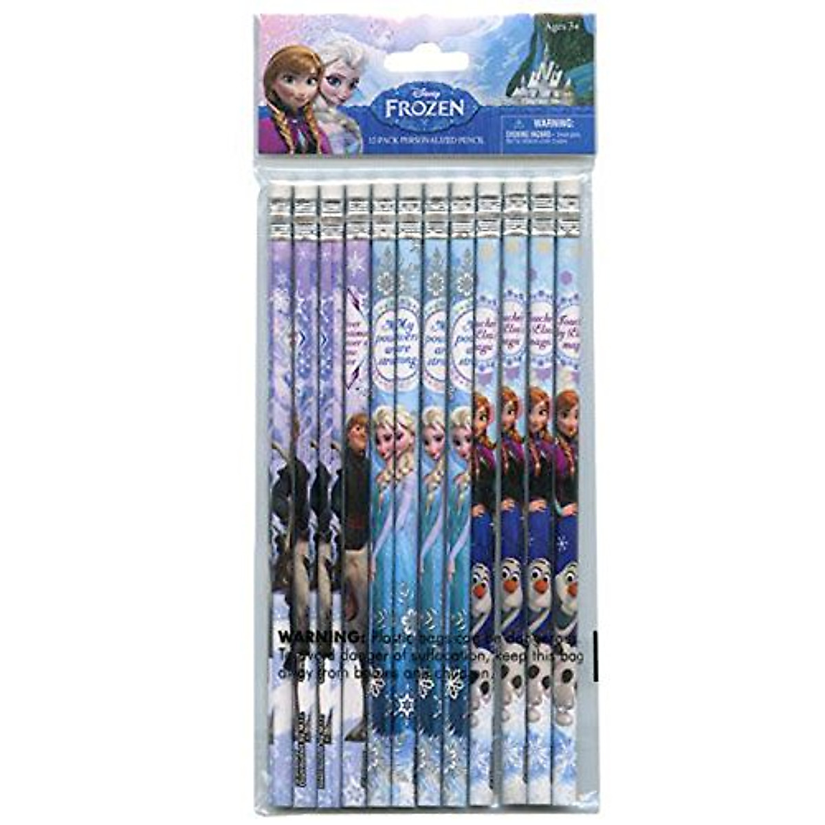 Disney Frozen Wooden Pencils Set (12 Pack)