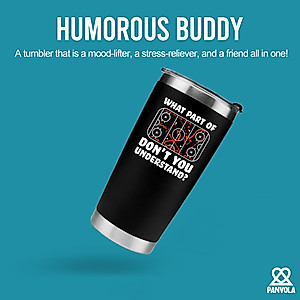 What Part of Don't You Understand Hockey Gifts Vacuum Insulated Tumblers Hockey Player Gifts Funny Sarcastic Coach Travel Mug (20 oz)