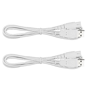 Water Flosser Charger Cord Replacement for Mospro, Zerhunt, Cremax, Nicefeel - Charging Cable 2-Pack