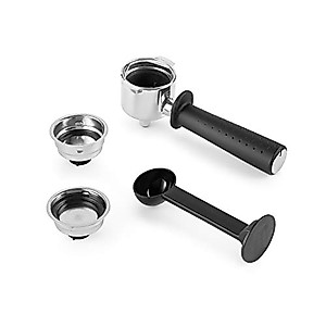 De'Longhi Stilosa EC230.BK, Traditional Barista Pump Espresso Machine, Espresso and Cappuccino, 2 cups, Black