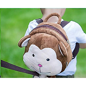 Cartoon Cute Animal Plush Toddler Backpack Children Mini Schoolbag for Kids Age 1-5 Years