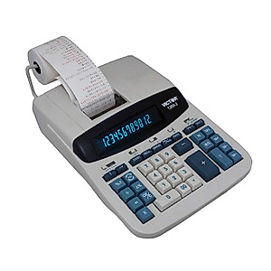 Victor 1260-3 12 Digit Heavy Duty Commercial Printing Calculator