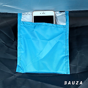 BAUZA 3-4 Person Pop Up Waterproof Tent, Spacious Interior, Easy Setup, Ideal for Camping and Hiking
