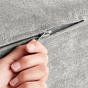 Delta Children XL Cozee Foam Chair - Perfect Size for Kids Ages 18 Months - 12 Years+, Light Grey