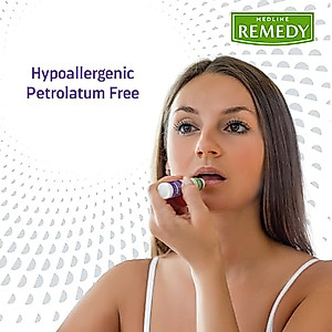 Medline Remedy Clinical Lip Balm, 3 Count, Citrus Scent, Moisturizing, Hydrating, Nourish, Nutrient Rich, Soothing Natural Oils, Revitalize, Comforting, Skin Conditioners, 0.15 oz Stick