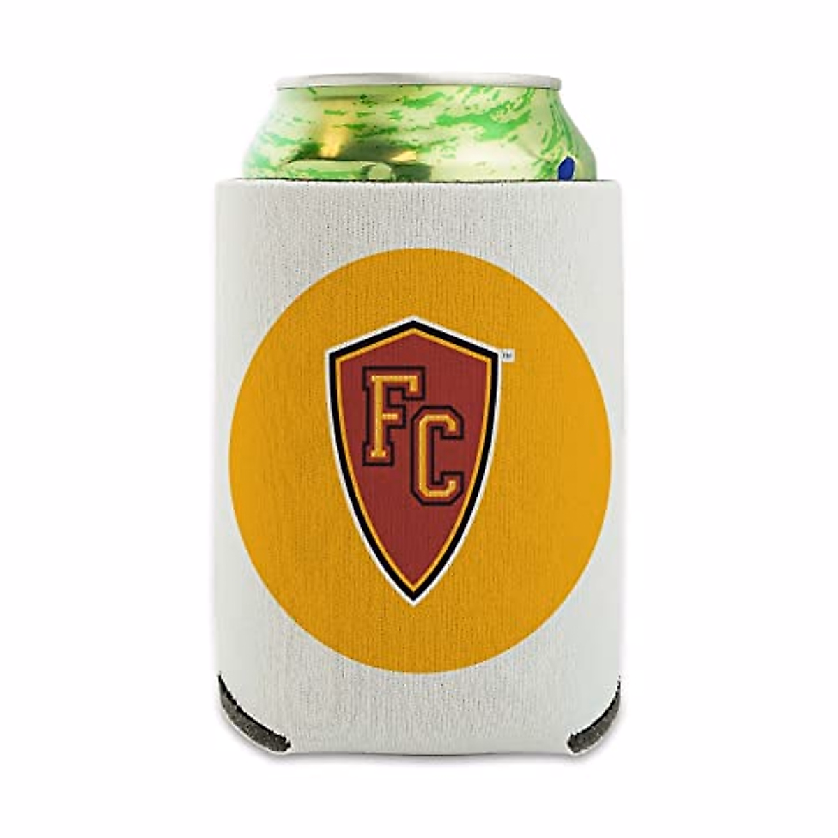 Flagler College Secondary Logo Can Cooler - Drink Sleeve Hugger Collapsible Insulator - Beverage Insulated Holder