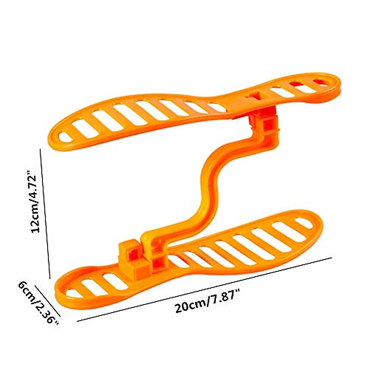 zhppac Shoe Organizer Shoe Storage Box Wall Mounted Shoes Rack Shoe Racks Space Saver Hanging Shoe Storage Racks Plastic Shoe Slots Double Shoe Slot green