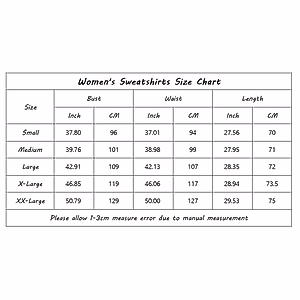 WEESO Long Sweatshirts for Women Pullover Sweaters Tops Round Neck Black Large