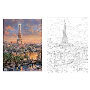 Thomas Kinkade Studios Inspired Destinations: A Coloring Book for Travelers
