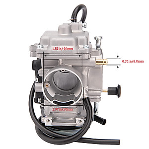 YFM250 Carburetor Replace # 4XE-14140-13-00 Fits for 1999 2000 2001 2002 2003 2004 Yamaha Bear Tracker 250 Yfm250X Yfm250Xh Yfm250XM & More ATV Carb
