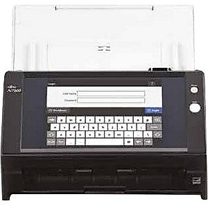 Fujitsu Network Scanner N7100 - Document scanner - Dual CIS - Duplex - 8.5 in x 14 in - 600 dpi x 600 dpi - up to 25 ppm (mono) / up to 25 ppm (color) - ADF (50 sheets) - up to 2000 scans per day -