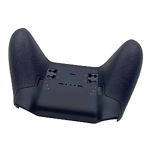 Cowhilan Replacement Back Housing Shell Bottom Case Cover Repair Parts Compatible with Xbox One Elite Series 2 Controller (Black)
