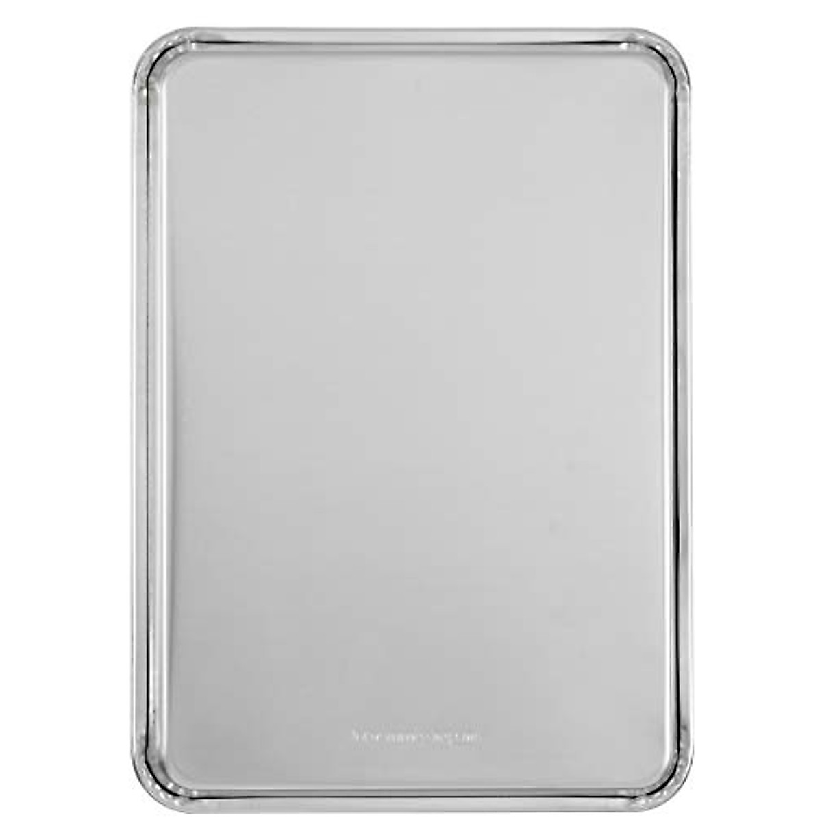 AmazonCommercial Aluminum Baking Sheet Pan, Jelly Roll Sheet, 15.1 x 10.6 Inch, Pack of 2