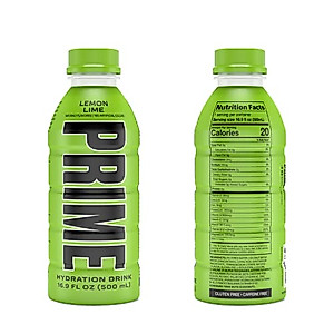 Prime Hydration Sports Drink Variety Pack - Energy Drink, Electrolyte Beverage - Meta Moon, Lemon Lime, Tropical Punch, Blue Raspberry, Orange, Grape & Ice Pop - 16.9 Fl Oz (7 Pack)