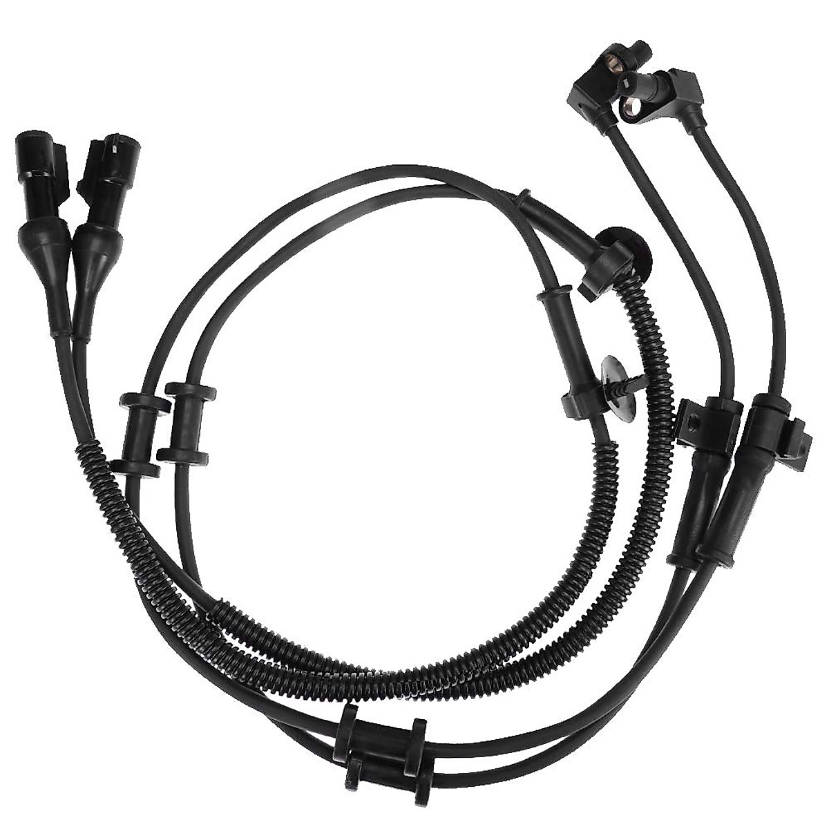 Front Left & Right ABS Wheel Speed Sensor Replacement for Ford Excursion 2000-2005 F-250 F-350 F-450 F-550 Super Duty 1999-2004 F650 F750 F800 Replace# ALS197 5S6024 SU7557 BRAB68 F81Z2C204BA (2Pcs)