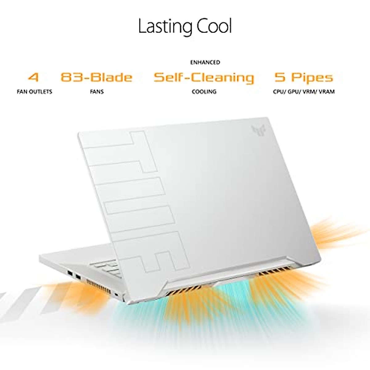 ASUS TUF Dash 15 (2021) Ultra Slim Gaming Laptop, 15.6â€ 240Hz FHD, GeForce RTX 3070, Intel Core i7-11375H, 16GB DDR4, 1TB PCIe NVMe SSD, Wi-Fi 6, Windows 10, Moonlight White, TUF516PR-DS77-WH