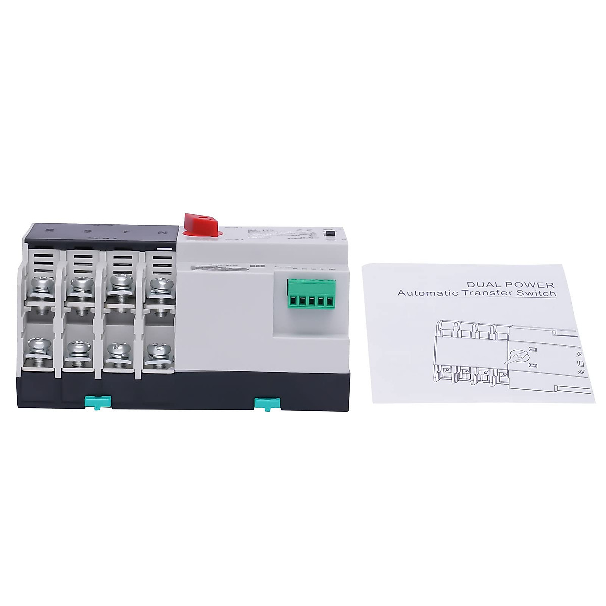 100A 4P Dual Power Automatic Transfer Switch 110V Dual Power Generator Changeover Switch 50HZ/60HZ Transfer Switch