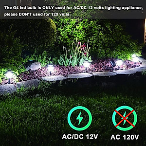 DUMILOO G4 LED Bulb T3 JC Bi-Pin Base 3W AC/DC 12V Daylight White 6000K 20W-25W Halogen Bulb Replacement for Under Cabinet Puck Light, Chandelier, RV, Landscape Lighting (6 Pack)