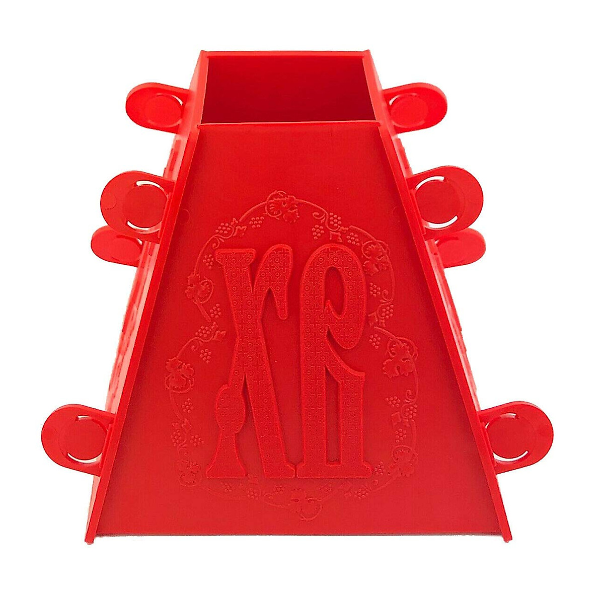 STIRA Plastic mold Orthodox Easter cheesecake Russian Tvorog Paskha Paska Form height 6.3inch From USA, Red