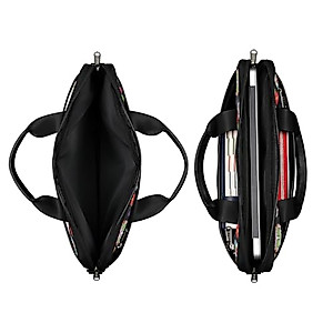 Sugar Skulls Laptop Computer Bag Waterproof Shoulder Messenger Bag 13-15 inch Durable Laptop Tote Bag with Shoulder Strap Handle Lightweight Crossbody Briefcase