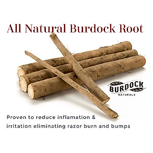 Burdock Naturals Organic Shaving Soap - All natural Shaving cream for razor burn and bumps