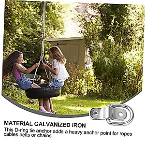 BESPORTBLE Heavy Duty Garment Rack 10pcs Pull Ring Stainless Steel Hangers Heavy Duty Clothes Hanger Rack Multi Purpose Hanger Heavy Duty Steel d Rings D Type Buckles