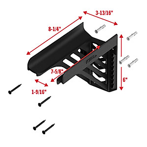 Drill Holder - Power Tool Organizer/Hanger - Wall Mount W/Hex Bit Holder for Cordless Powertools, Impact Drills - Compact Garage Storage Dock