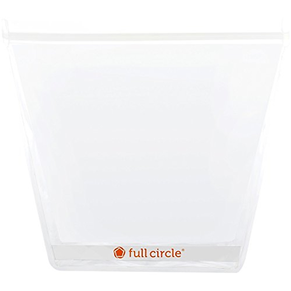 Full Circle ZipTuck Reusable Plastic Storage Bag, Clear