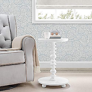 Delta Children Palmer End/Side Table, GREENGUARD Gold Certified, Bianca White