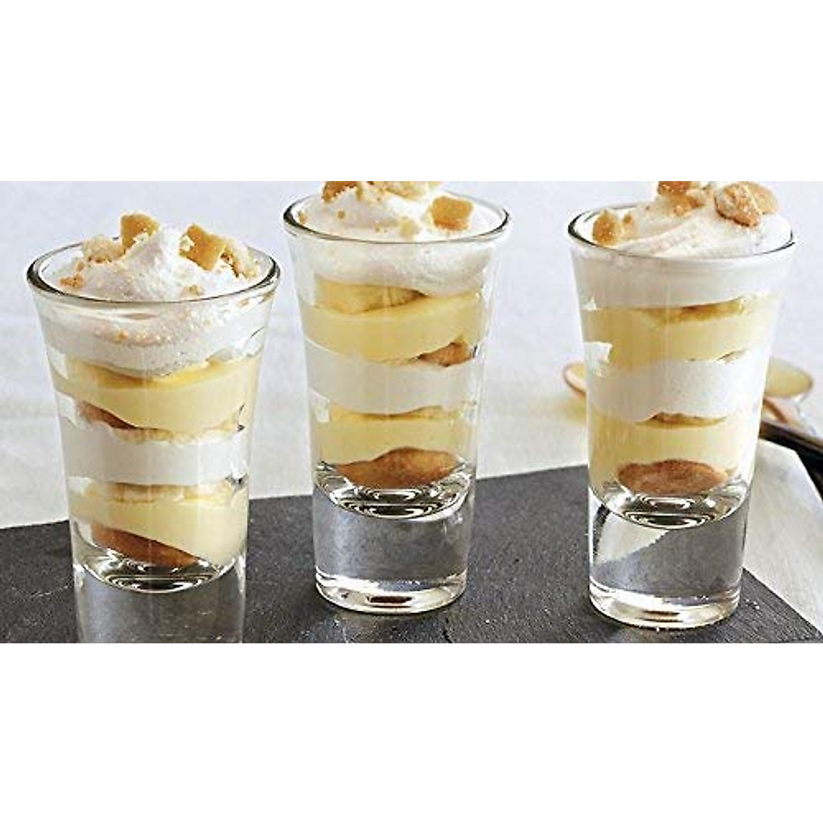 Gmark 2-Oz Shot Glass Set Heavy Base, Whiskey Shot Glasses 4-Pack, Perfect for Wine Tasting, Tequila, Shooter, Cocktail Pourer, Jigger, GM2026A