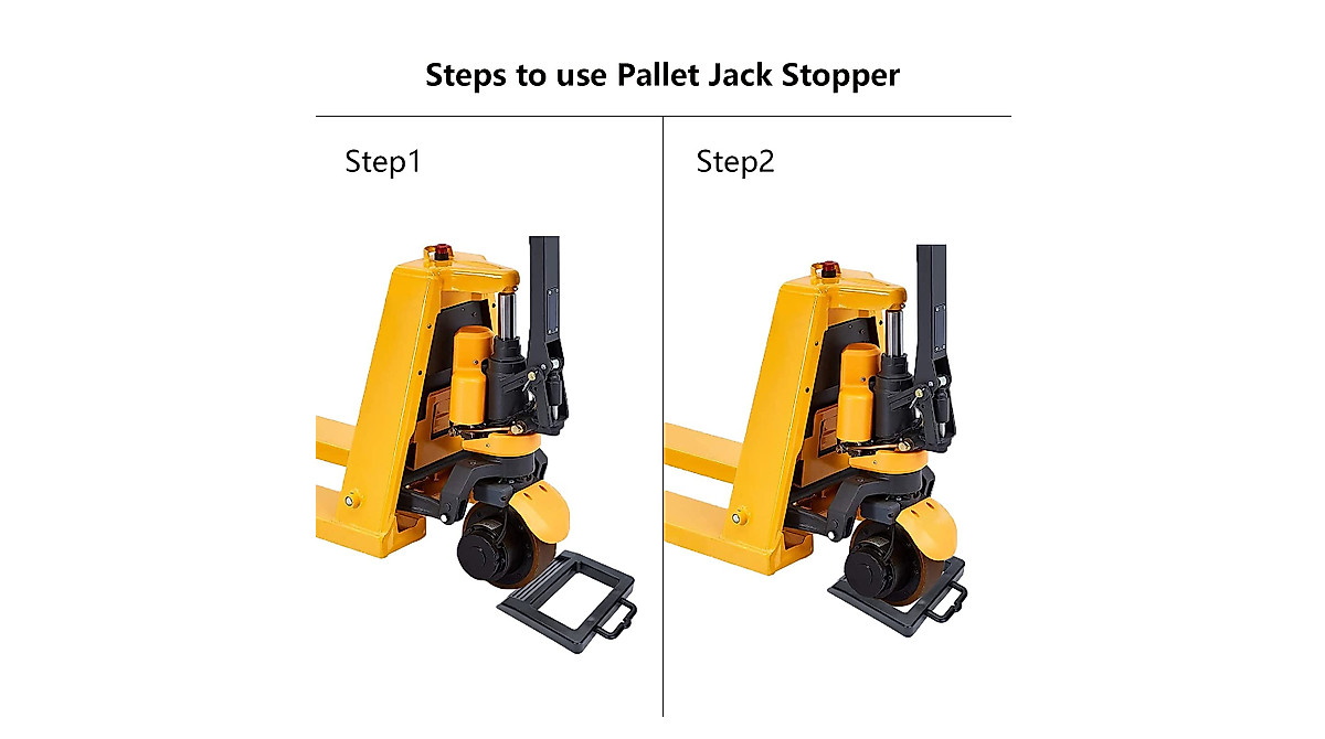 Homeon Wheels Heavy Duty Pallet Jack Stopper for Secure Parking