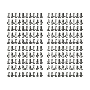 Frobea 240Pcs M2 x 4mm 304 Stainless Steel Round Head Screws