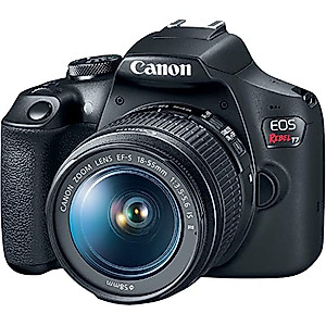 Camera Bundle for Canon EOS Rebel T7 DSLR Camera with EF-S 18-55mm f/3.5-5.6 is II Lens and Accessories Kit (64GB, Hand Grip Tripod, Flash, and More) (Renewed)