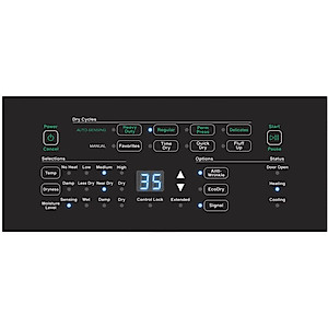 Speed Queen ADA 7 Cu. Ft. White Sanitizing Electric Dryer With Pet Plus