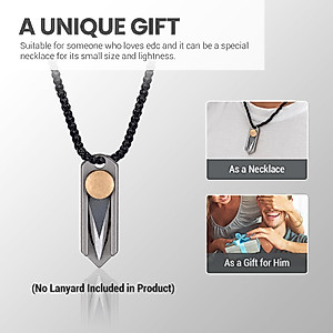 ITOKEY Small Pocket Knife, Keychain Knife for men, EDC Utility Knife, Cool Titanium Knifes, Perfect Tiny Knives, Little Box Cutter for Everyday Carry, Gadget Gifts for Men Dad