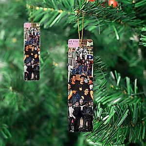 Bookmarks Metal Ruler The Bookography Outsiders Measure Collage Tassels Bookworm for Bibliophile Book Bookmark Christmas Ornament Reading Gift Markers