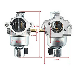 Czsmbt 20-853-33-S Carburetor Replacement for Kohler SV Series SV470 SV471 SV480 SV530 SV540 SV541 SV590 SV591 SV600 SV601 SV610 SV620 15HP 17HP 18HP 19HP Engines Lawn Mower Tractor Tune-Up Kit