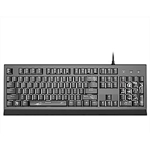 CNGY Mechanical Keyboard Blue Switch - Orange Blue Switch 104 Keys NKRO USB Mechanical Gaming Gaming Keyboard for PC/Gamer, Typist(Black Switch,Pink)