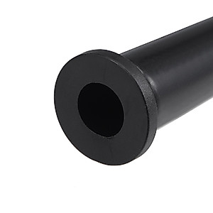 uxcell Cord Boot Protector Cable Sleeve Hose Rubber 69mm Length Black 10 Pcs