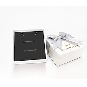 BGTY 925 Sterling Silver Classic Love Polished Sideways Arrow Horizontal Womens Pendant Necklace