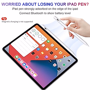 Pencil 1st Generation for iPad (USB-C 10 Min Quick Charge), Professional Student Pencil for iPad with Palm Rejection & Tlit, Stylus Pen for iPad 6-10, Air 3-5, Mini 5-6, Pro 12.9" 3-6, 11" 1-4