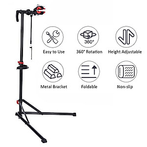 CIRONI Bike Maintenance Stand,Steel Bicycle Work Stands with Tool Tray,Repair Stand Height Adjustable Inside Bike Stand for 20-29