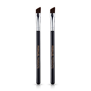 Parallel Products - The BROW Brush - (2 Pack) Premium Angled Eyebrow Brush for Powder, Henna, Cream, Tint, Makeup, Gel, Lamination and Wax